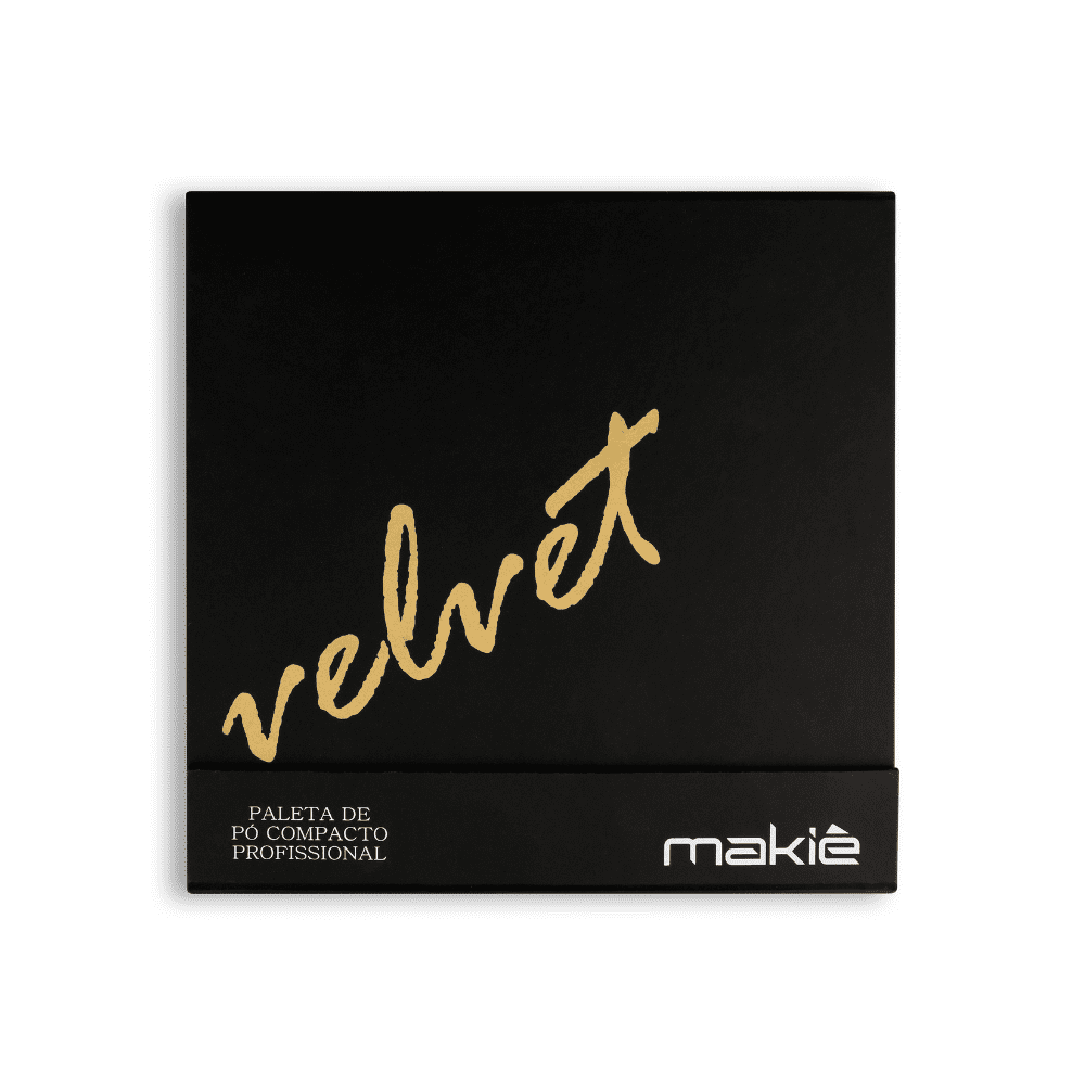 Makiê Velvet Paleta de Pó Compacto 16 Cores x 4g 4g