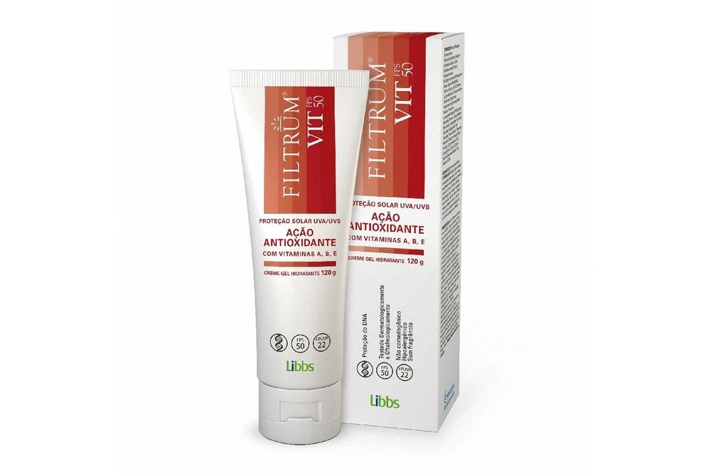Libbs Filtrum Vit FPS50 Ação Antioxidante 120g Branco
