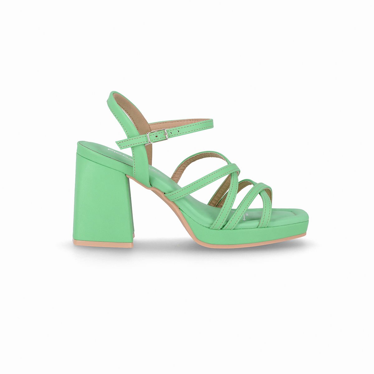 Sandália Piccadilly Eloisa Salto Alto Feminino Verde