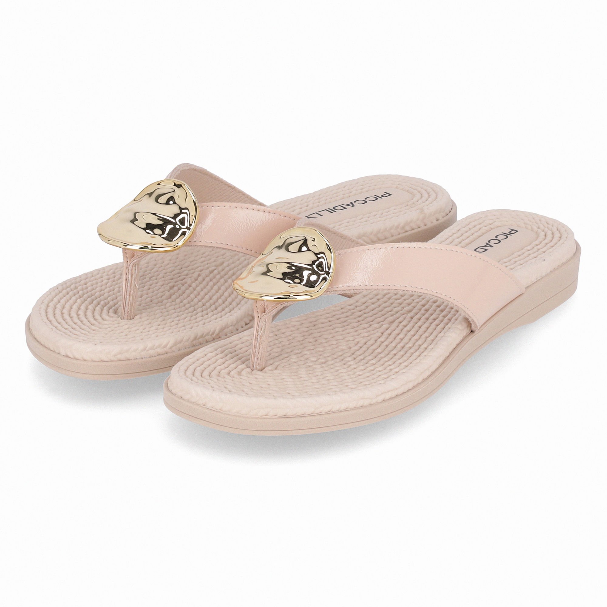 Rasteirinha Adla Rose Bege