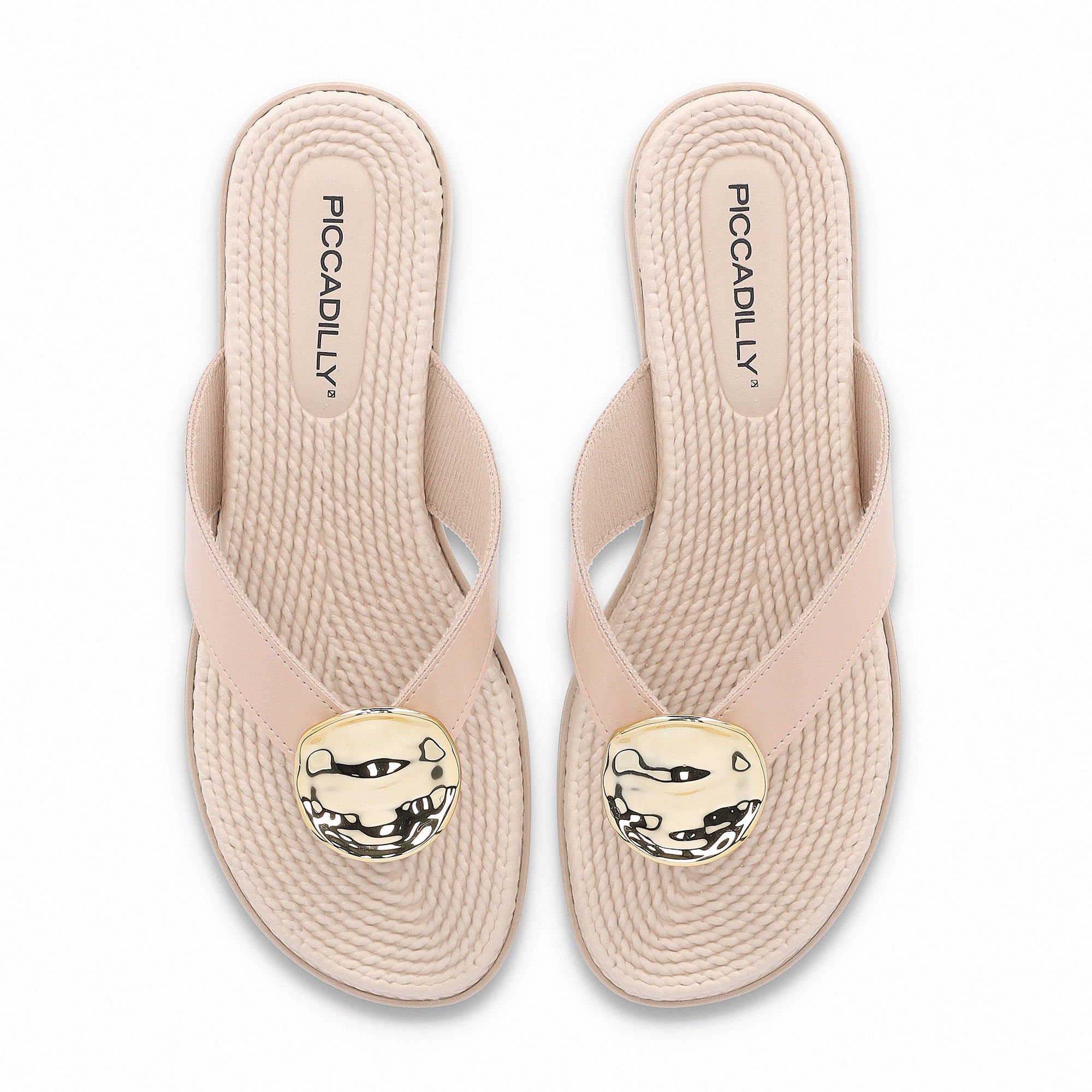 Rasteirinha Adla Rose Bege