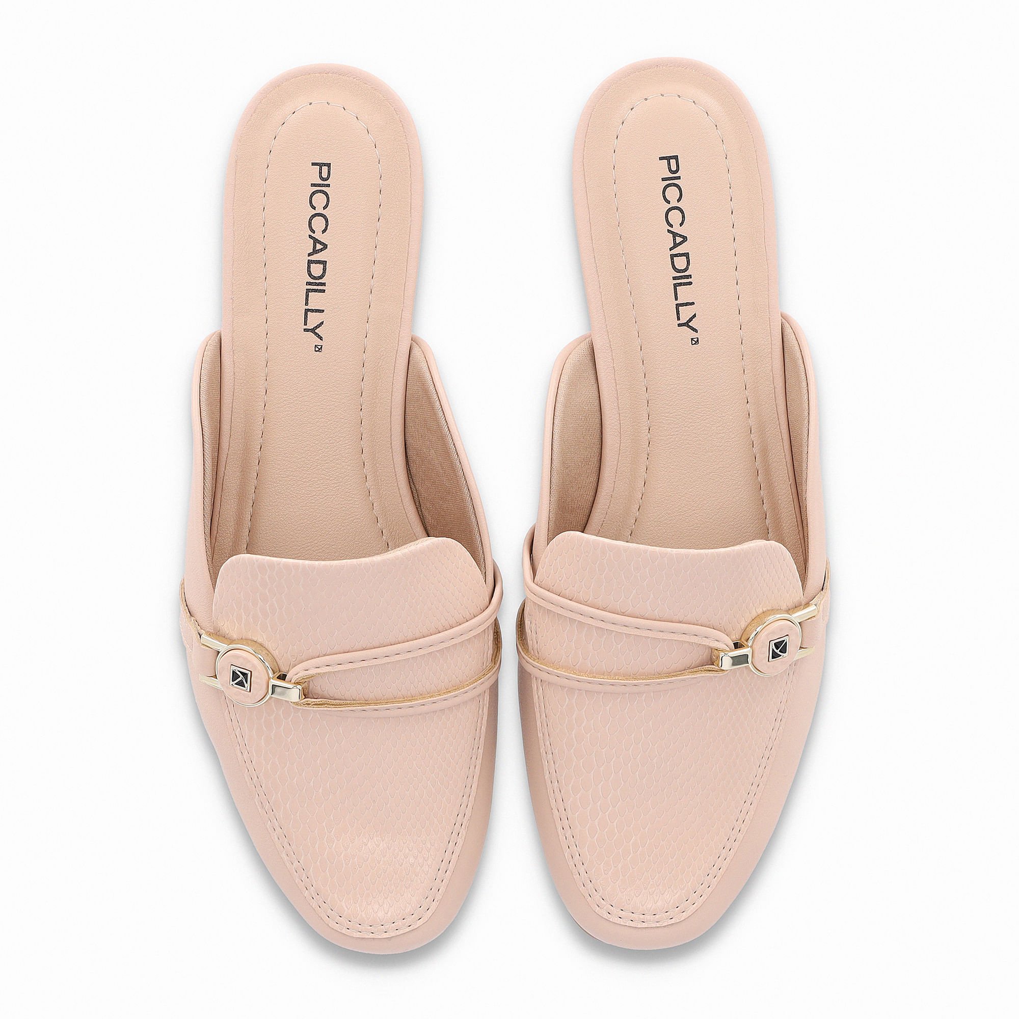 Mule Raquel Salto Baixo Rose Rose