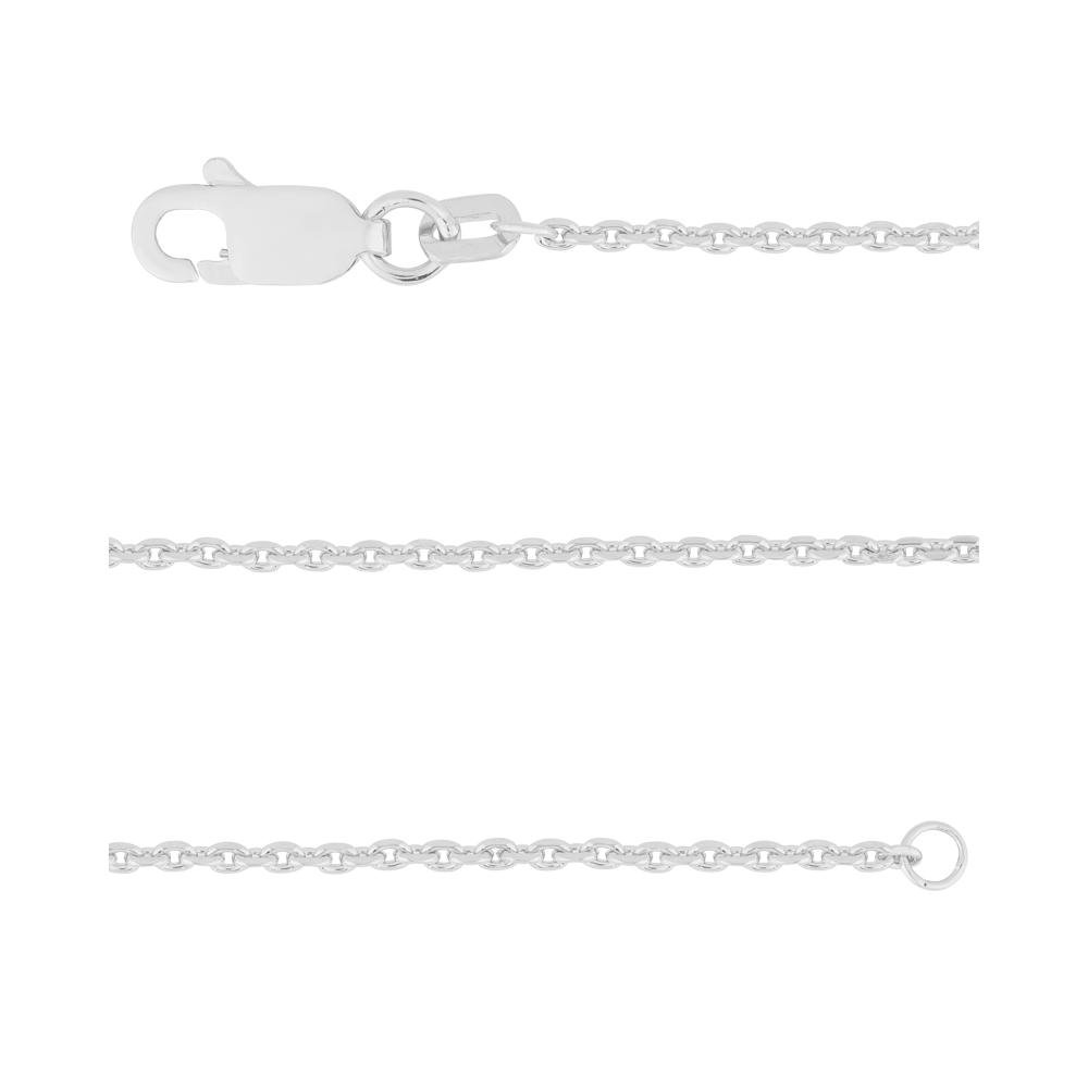 Corrente Prata Cadeado 1.20mm 45cm Prata