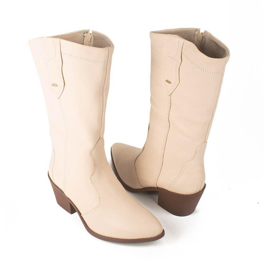 Bota Feminina Country Dakota Tule Bege