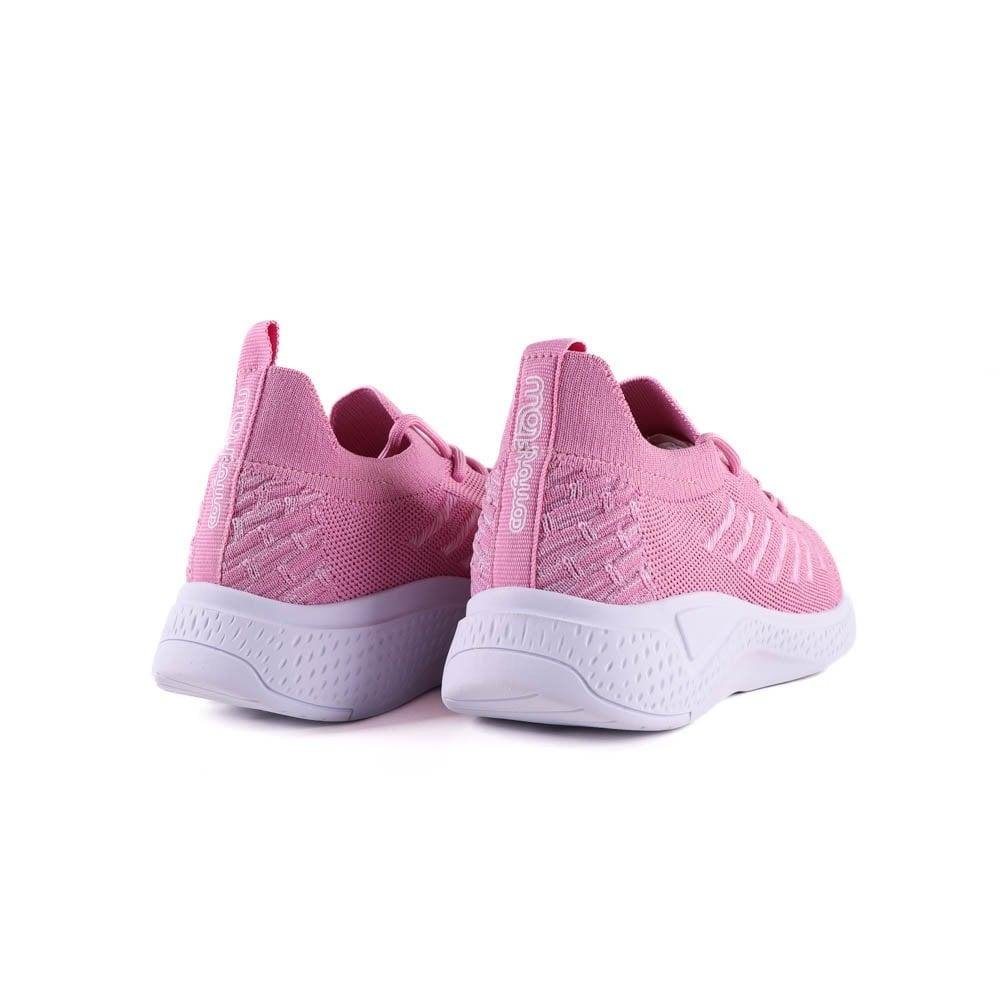 Tênis Feminino Comfortflex Knit 2358415 Babaloo Rosa