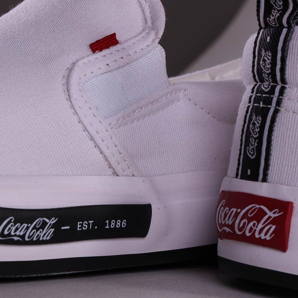 Slip On Coca-Cola Shoes CC2048 Unissex 2032 Branco