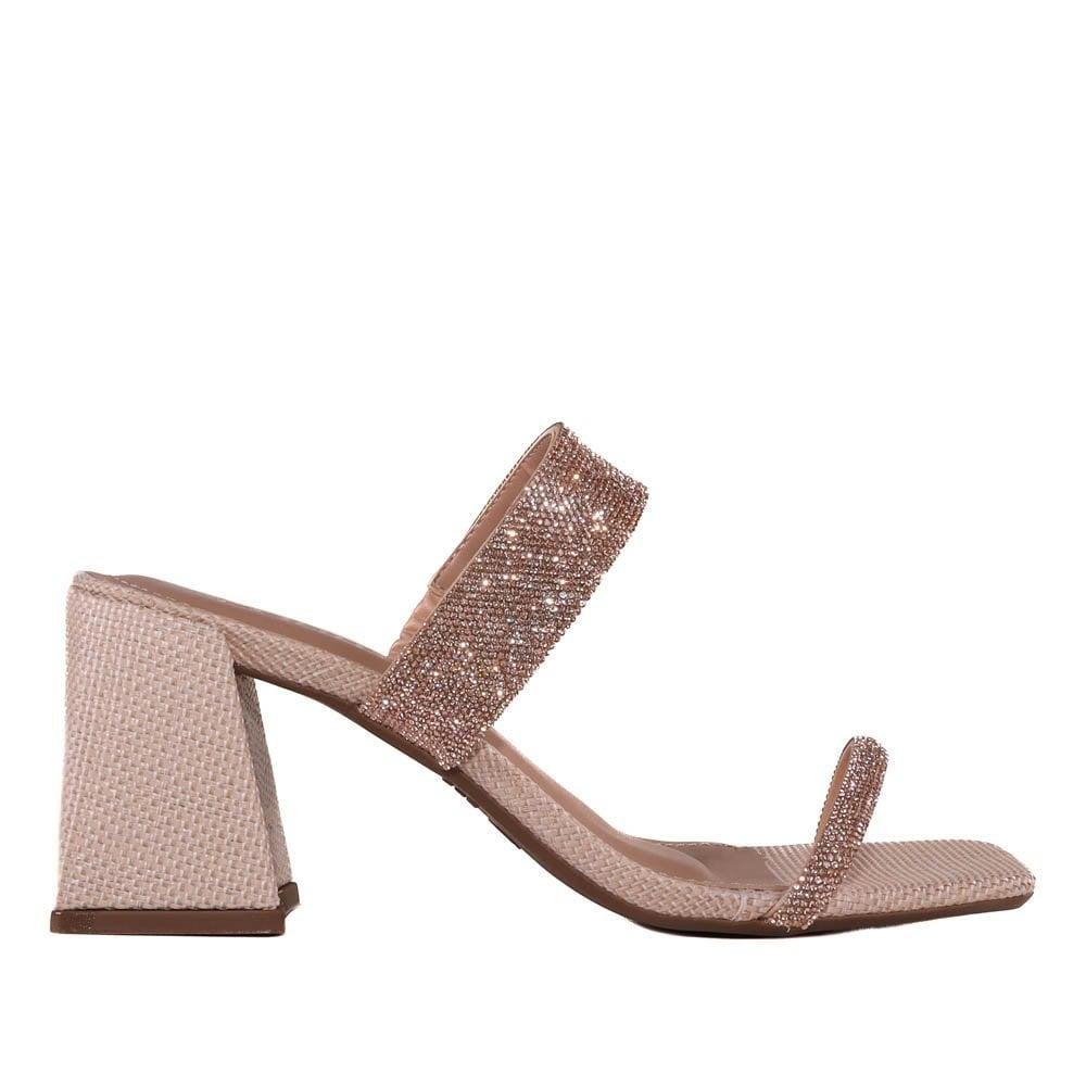 Tamanco Feminino Zariff Havana Dourado