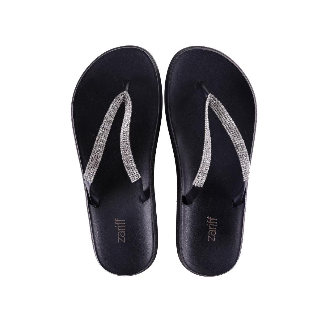 Chinelo Feminino Zariff Bhc42 Preto Preto