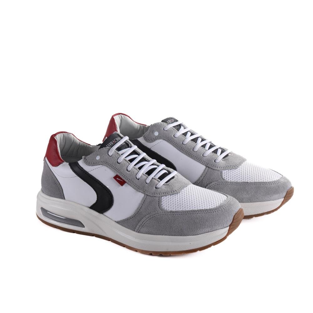 Sapatênis Sneaker Masculino Ferracini Vyper 9581 Cinza Cinza