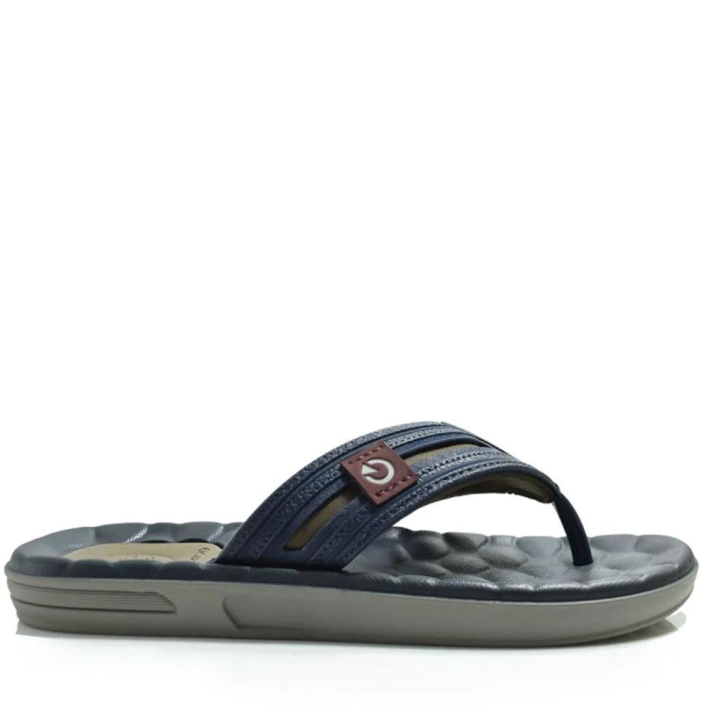 Chinelo Masculino Cartago Egeu IV 12530 Azul/Marrom Azul