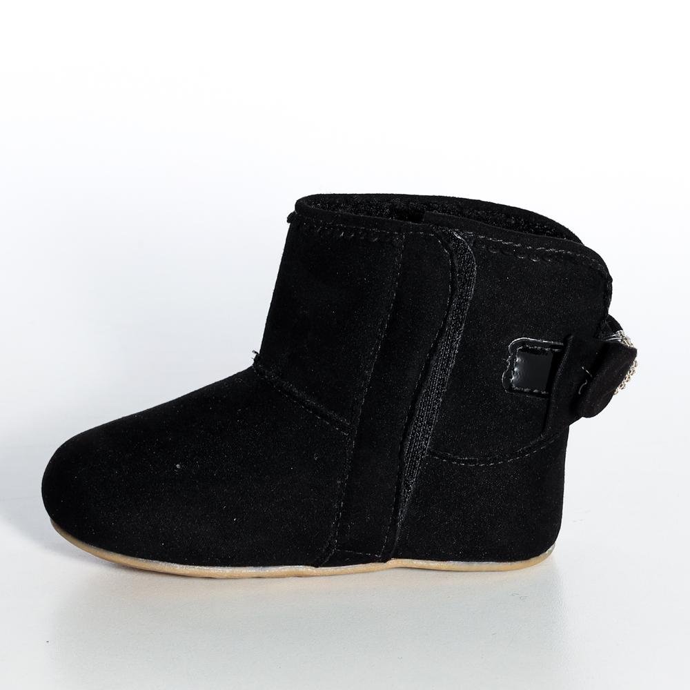 Botinha Forrada Infantil Xuá Xuá Preto Preto