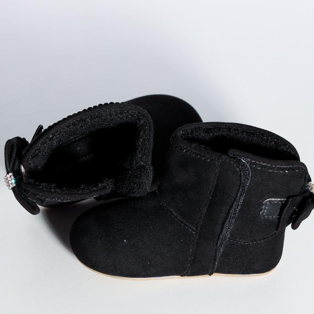 Botinha Forrada Infantil Xuá Xuá Preto Preto