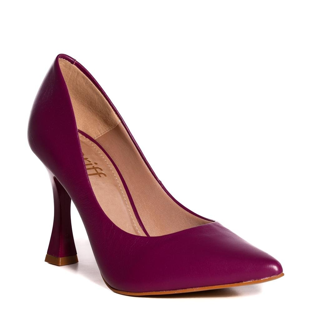 Sapato Feminino Scarpin Zariff Roxo Roxo