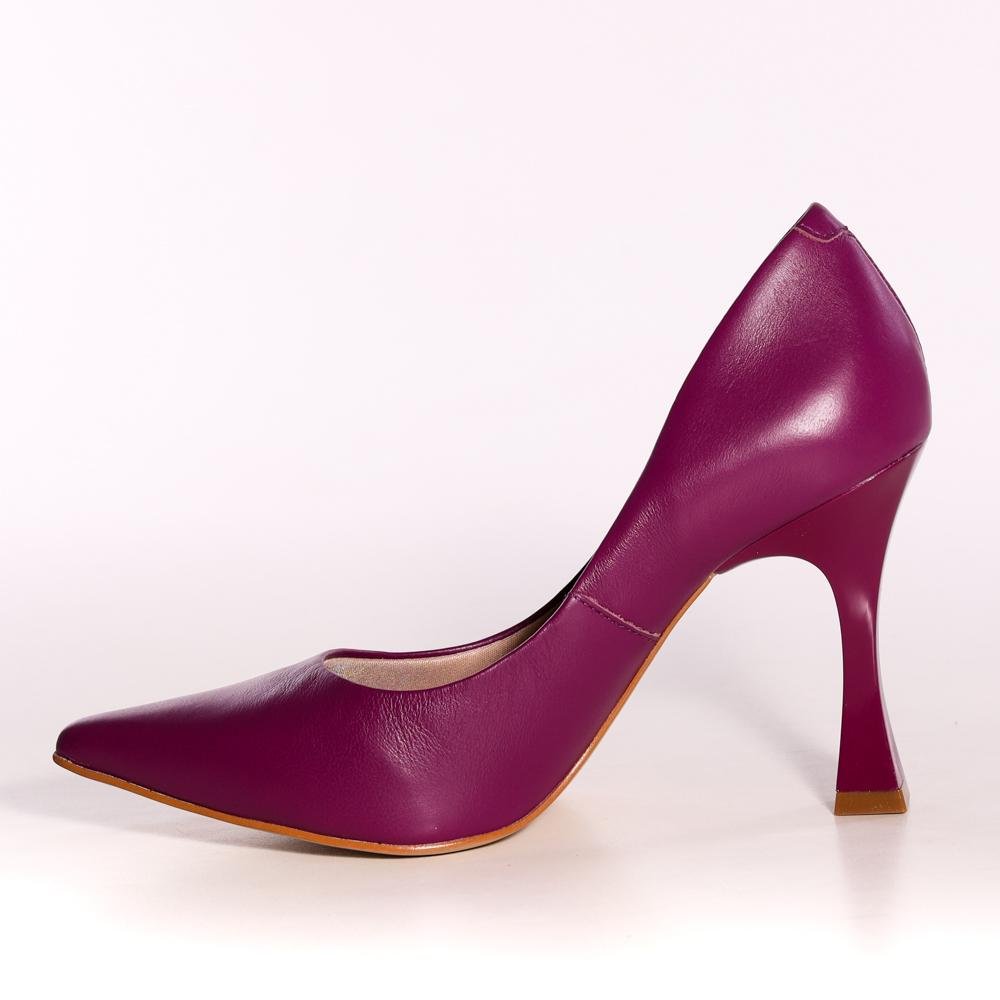 Sapato Feminino Scarpin Zariff Roxo Roxo