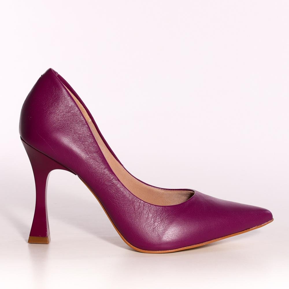 Sapato Feminino Scarpin Zariff Roxo Roxo