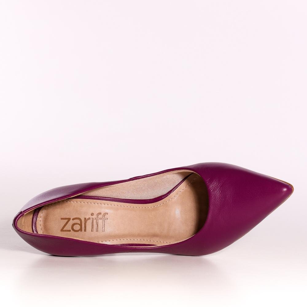Sapato Feminino Scarpin Zariff Roxo Roxo