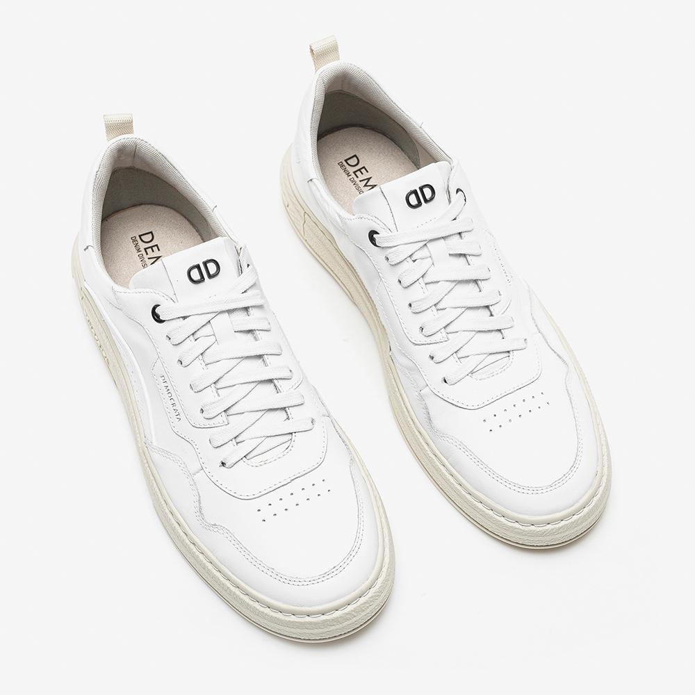Sapatênis Masculino Democrata Denim Branco 44