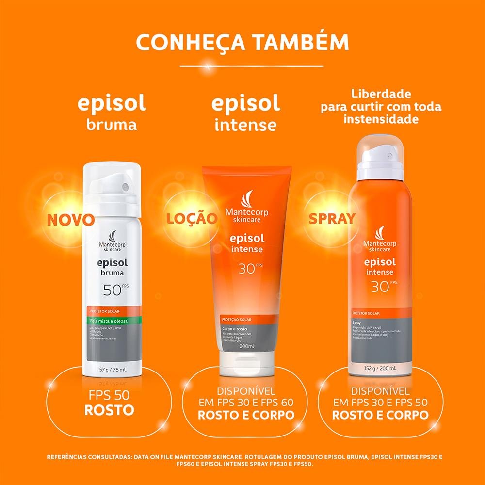 Mantecorp Episol Intense Protetor Solar Spray Fps30 200ml 200ml