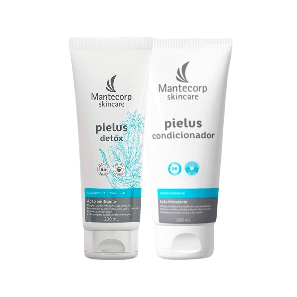 Kit Capilar Mantecorp Pielus Detox - Shampoo e Condicionador ÚNICO - Renner