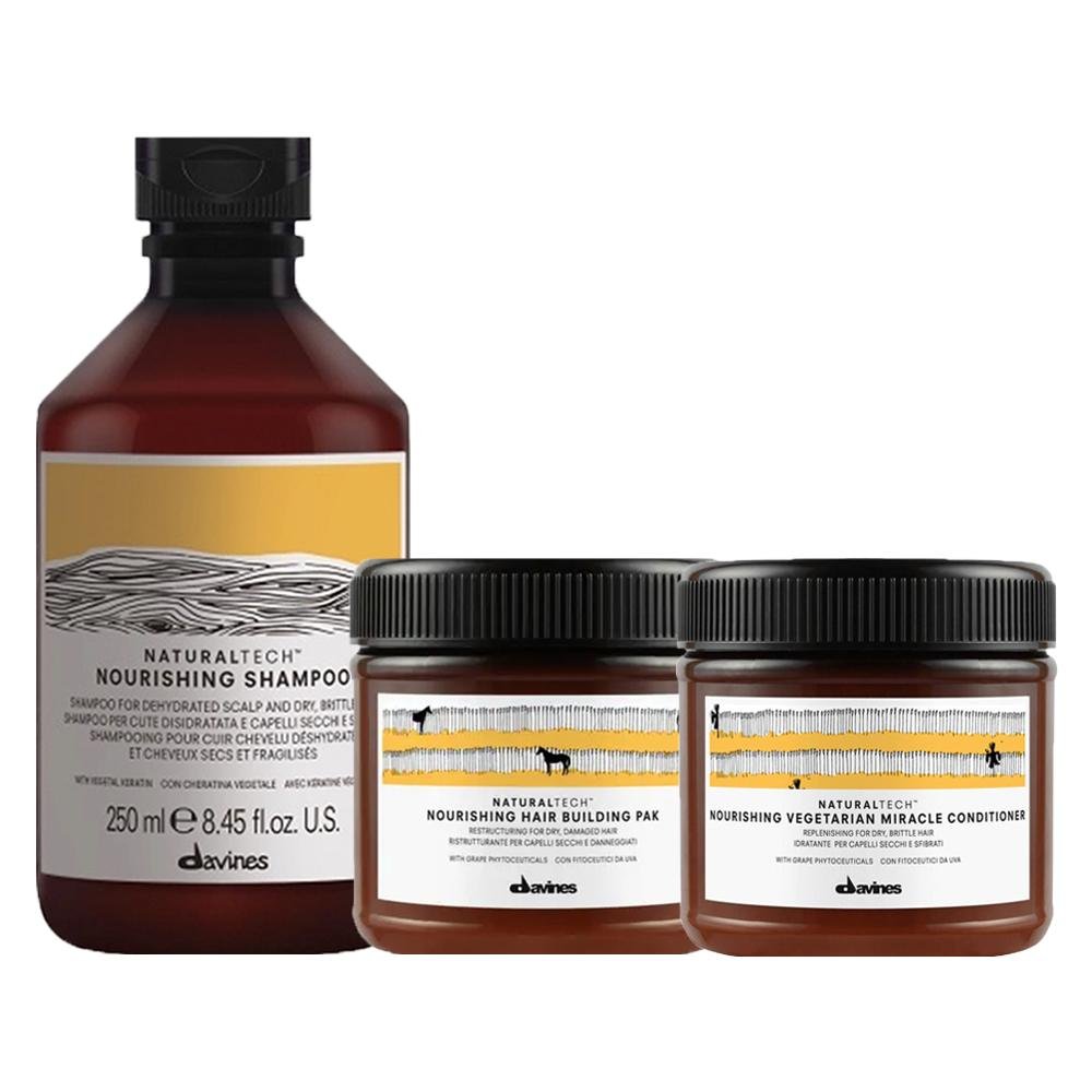 Kit Davines Natural Tech Nourishing - Sh e Cond e Másc ÚNICO