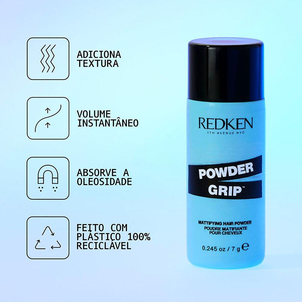 Redken Styling Power Grip Pó Capilar de Textura e Volume 7g 7g