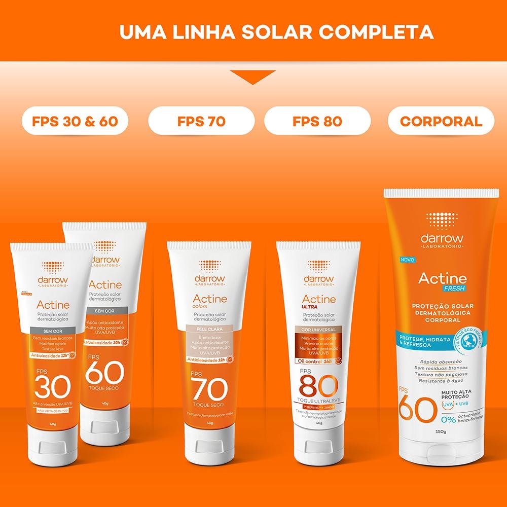 Darrow Actine Fresh FPS30 Protetor Solar Corporal 150g 150g