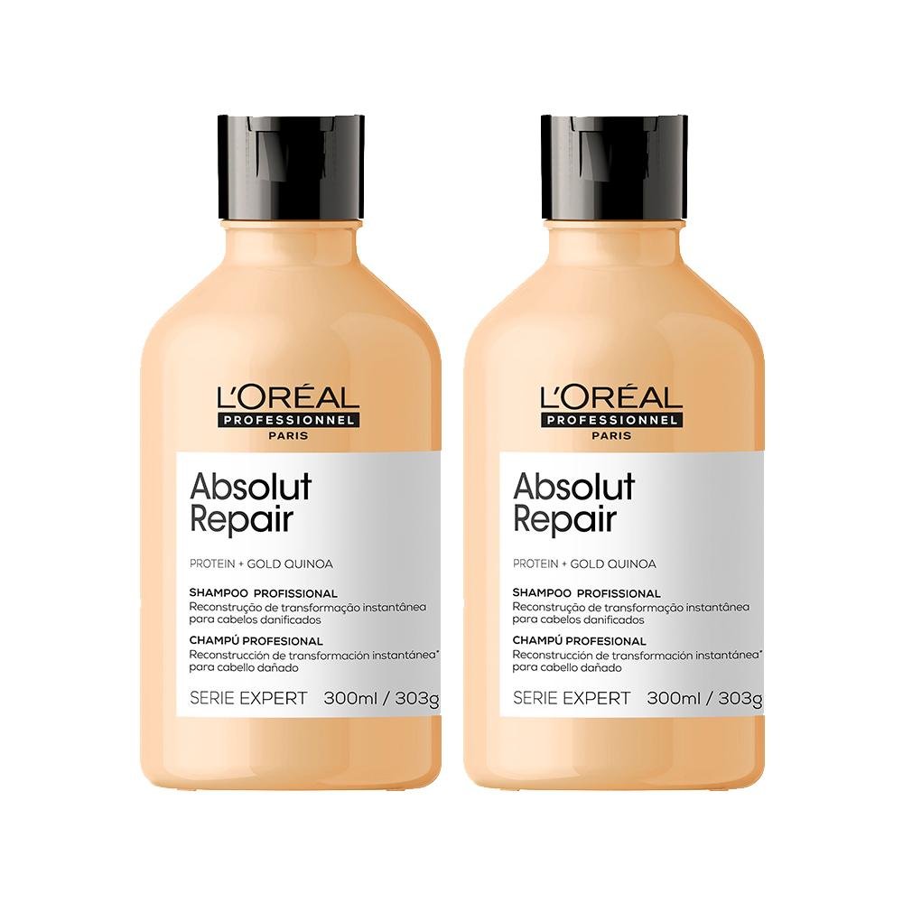 Kit L'Oréal Professionnel Serie Expert Absolut Repair Gold - Shampoo ...