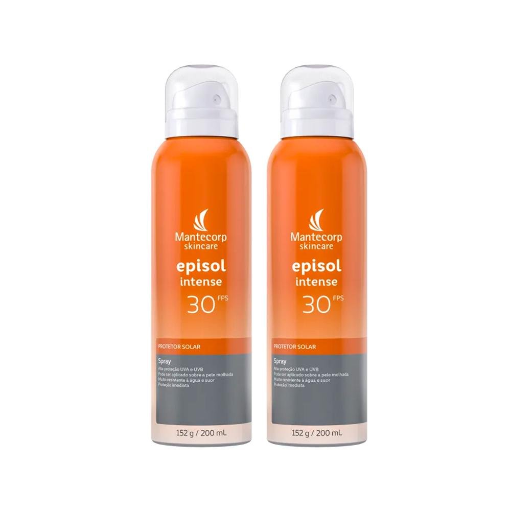 Kit Mantecorp Episol Intense - 2 Protetores Solares Spray FPS30 200ml ÚNICO