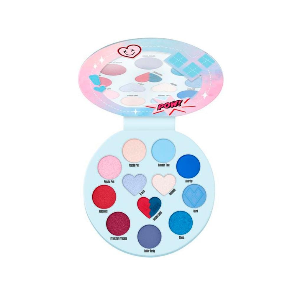 ESSENCE HARLEY QUINN EYESHADOW PALETTE 02 MAD LOVE Multicores