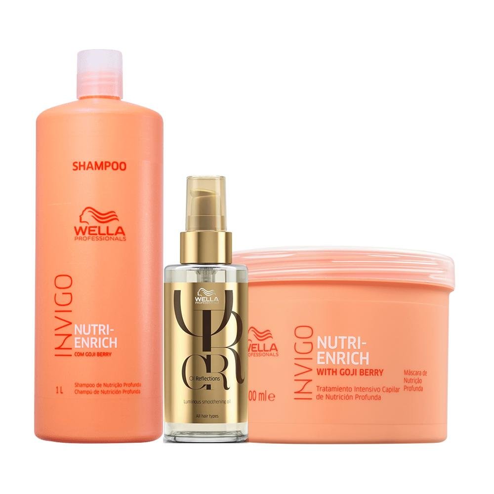Kit Wella Professionals Invigo Enrich Profissional - Shampoo e Máscara ...