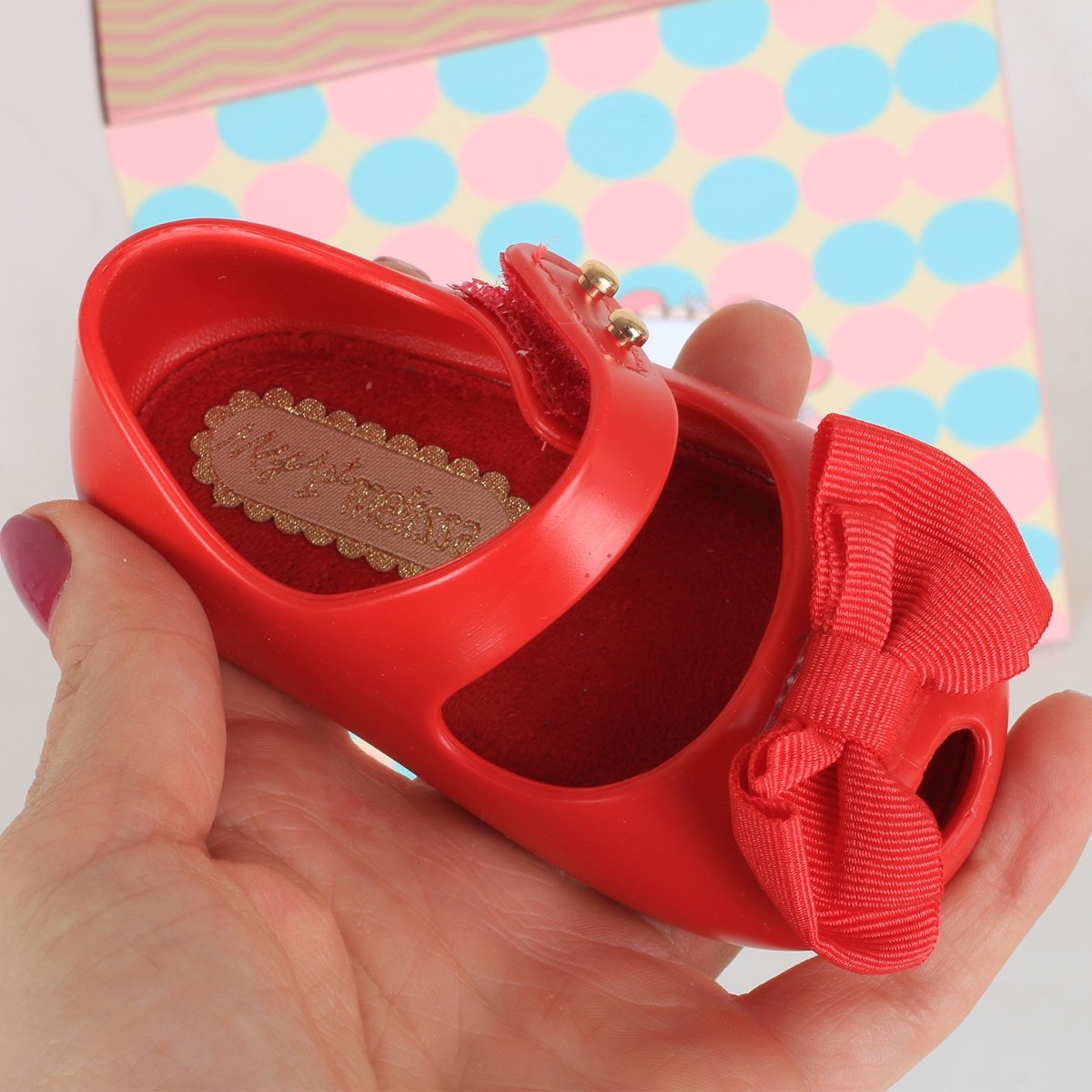 Sapatilha My First Mini Melissa Vermelho Vermelho