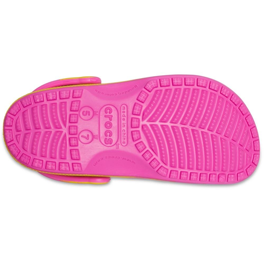 Sandálias crocs classic ombre clog juice/multi Multicores