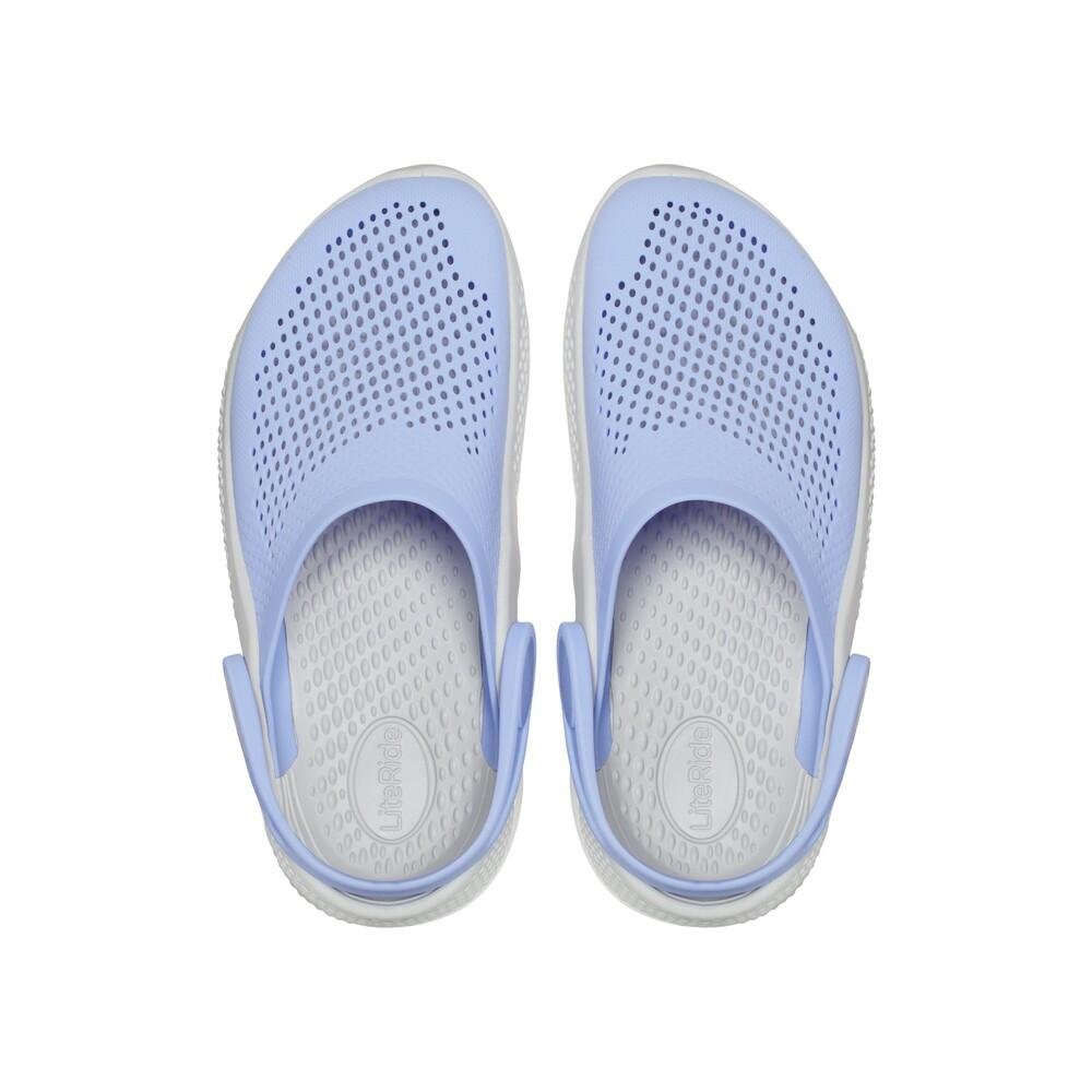 Sandália crocs lite ride 360 clog moon jelly/multi Azul