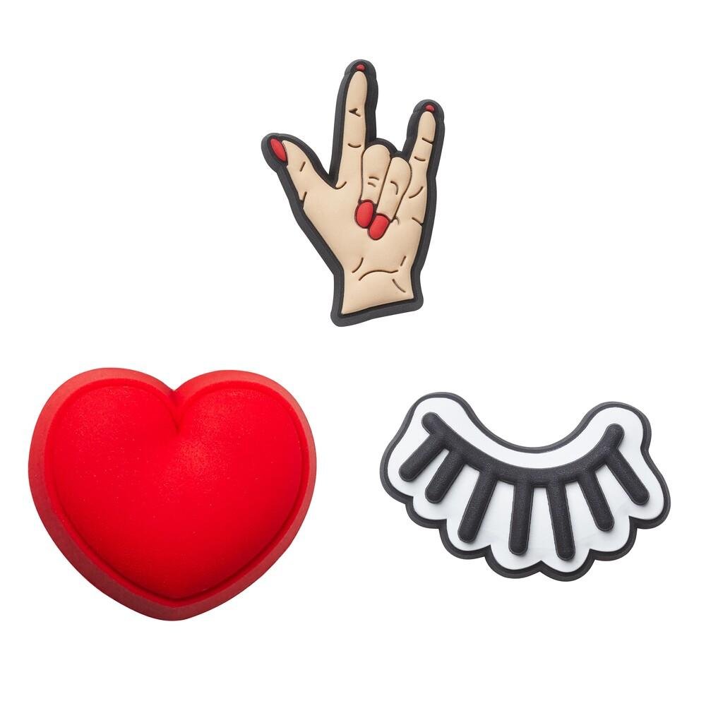 Jibbitz™ girly rock pack com 3 unidades unico Multicores