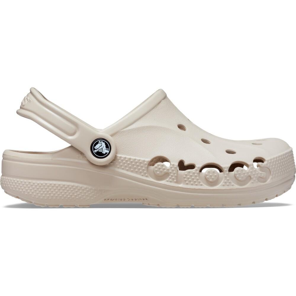 Sandália crocs baya cobblestone Bege