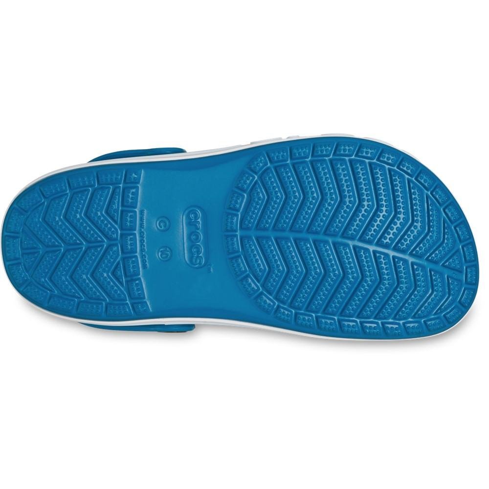 Sandália crocs bayaband clog t ultramarine/mineral blue Azul