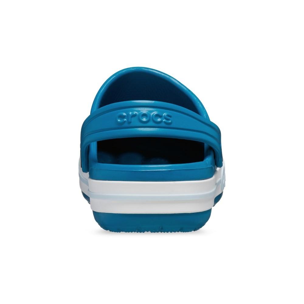 Sandália crocs bayaband clog t ultramarine/mineral blue Azul