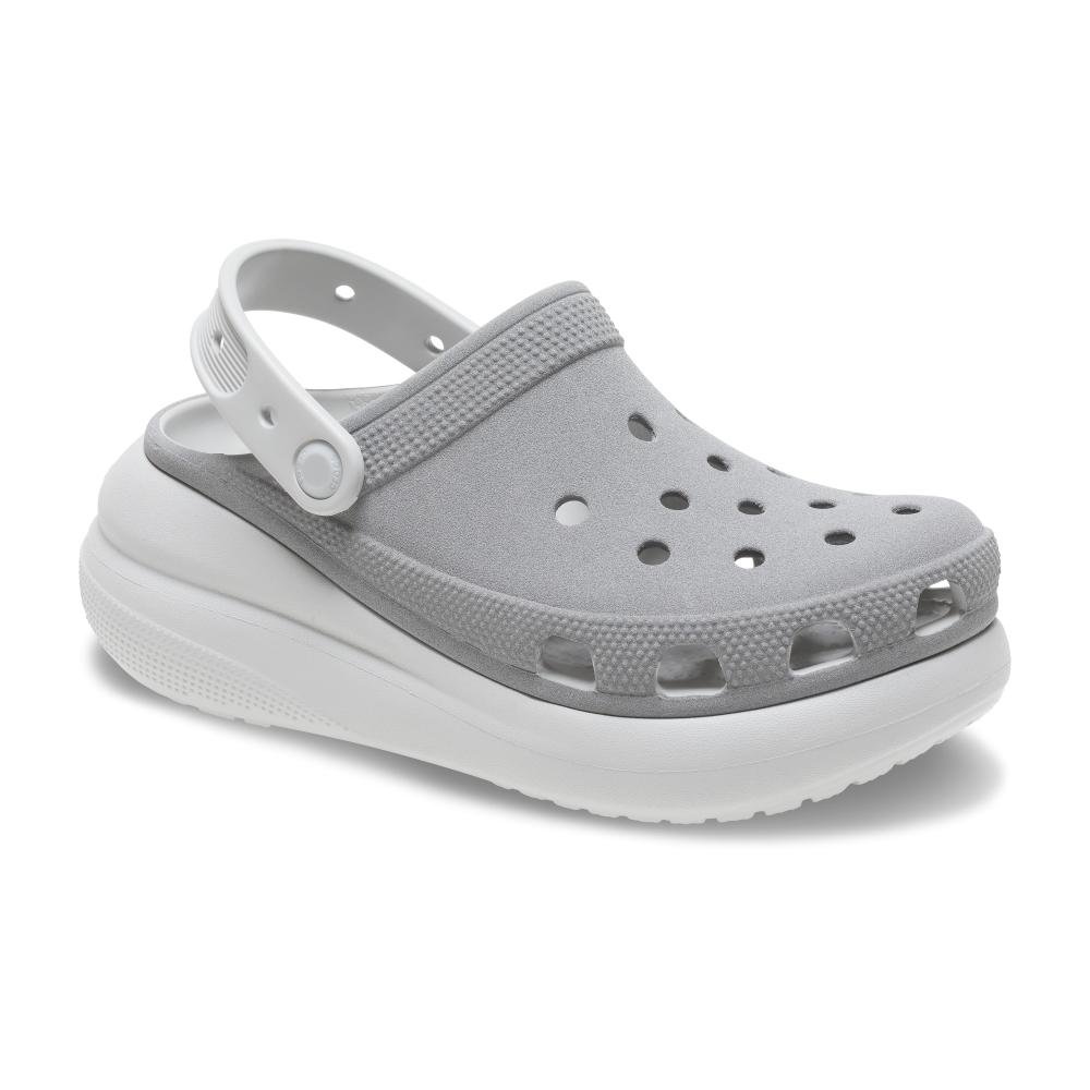 Sandália crocs crush reflective clog atmosphere/reflective Cinza