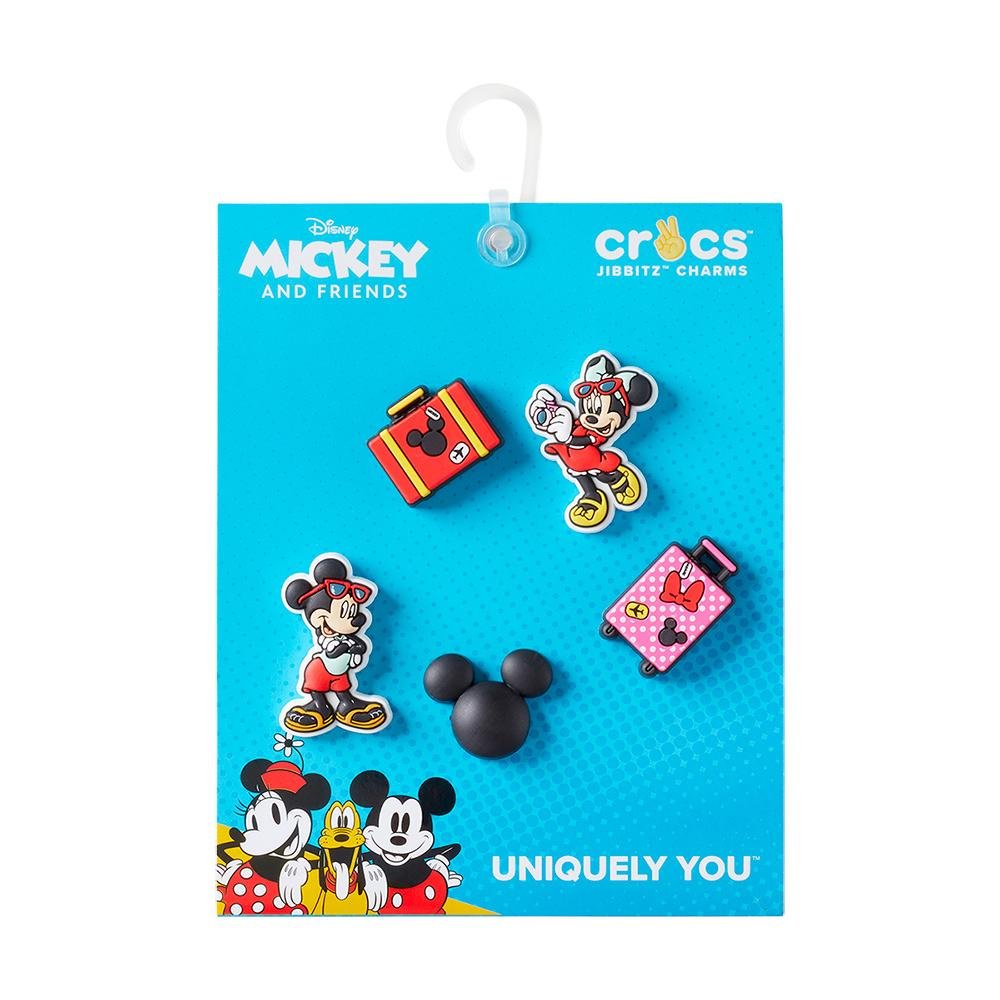 Jibbitz™ Disney Mickey de Férias Pack com 5 Peças Único Multicores