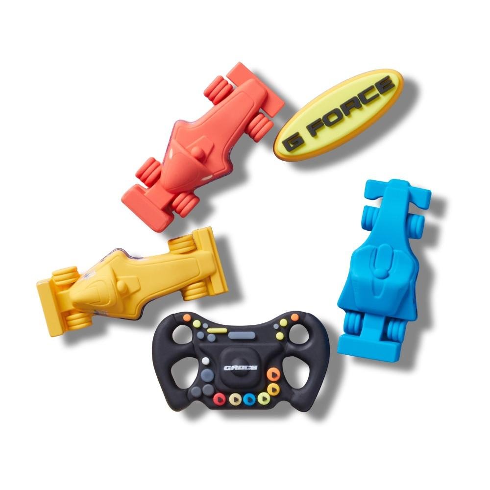 Jibbitz™ Carros de Corrida G Force Pack Com 5 Peças UNICO ÚNICO