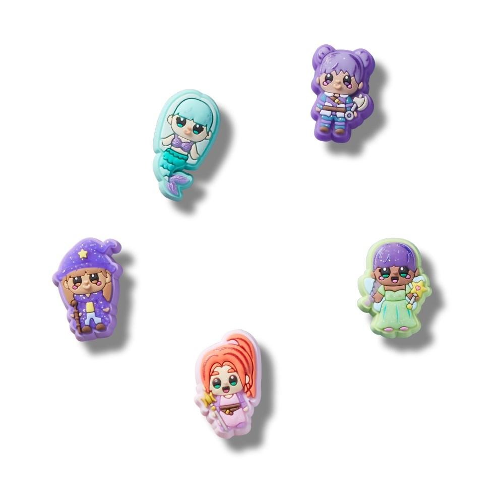 Jibbitz™ Meninas Mágicas Pack com 5 Peças UNICO ÚNICO
