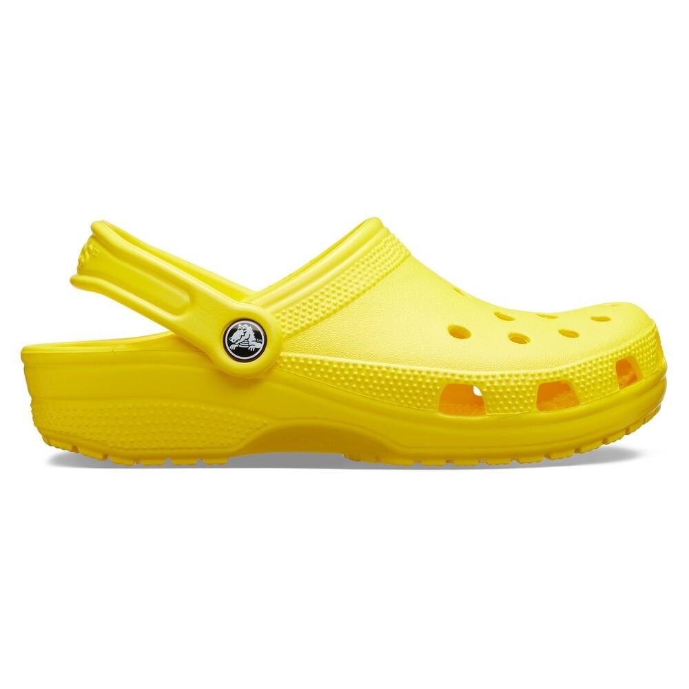 Sandália crocs classic lemon Amarelo