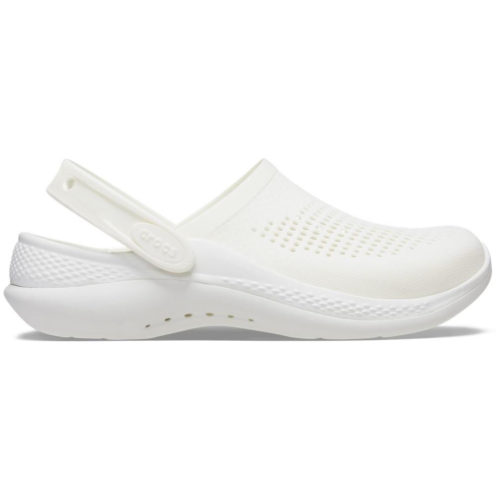 Sandália crocs lite ride 360 clog almost white/almost white