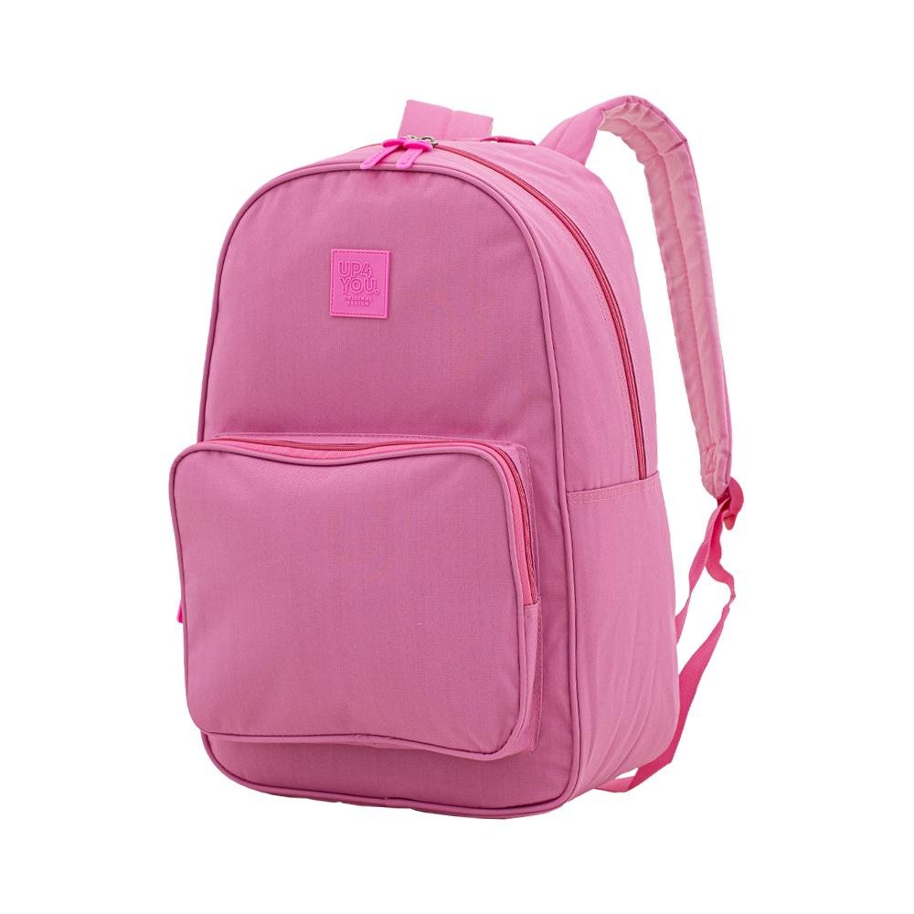 Mochila Rosa Kids Textura Lisa | Luxcel Rosa