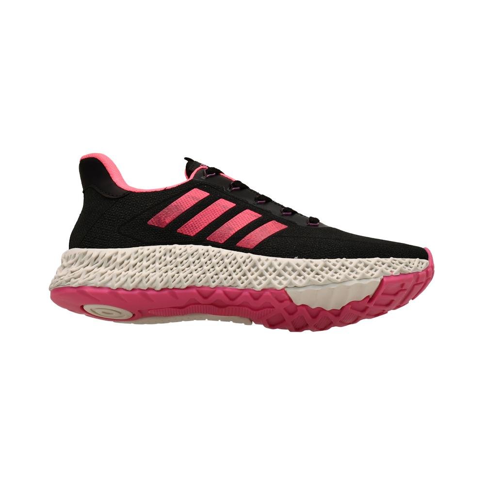 Tênis Esportivo Preto e Rosa Solado Texturizado | Veloce