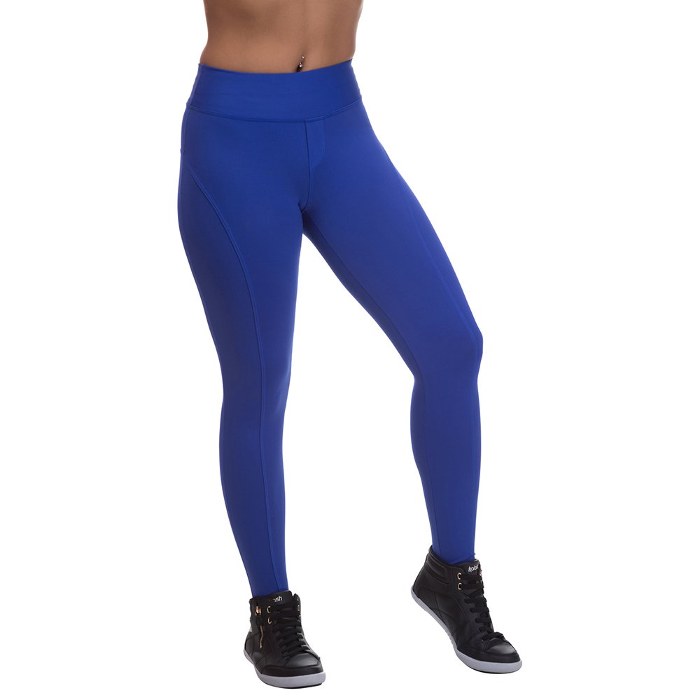 Calça Feminina Legging Miss Blessed Montaria Azul Azul