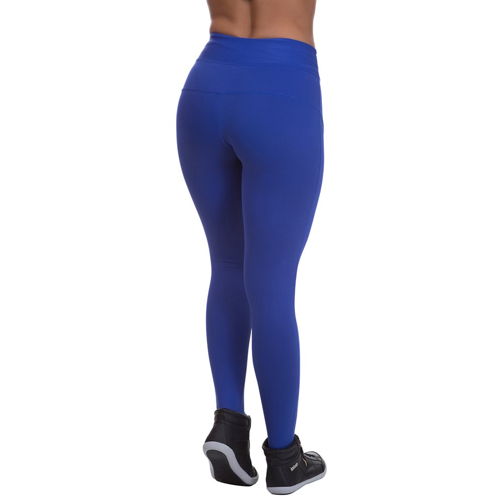 Calça Feminina Legging Miss Blessed Montaria Azul Azul