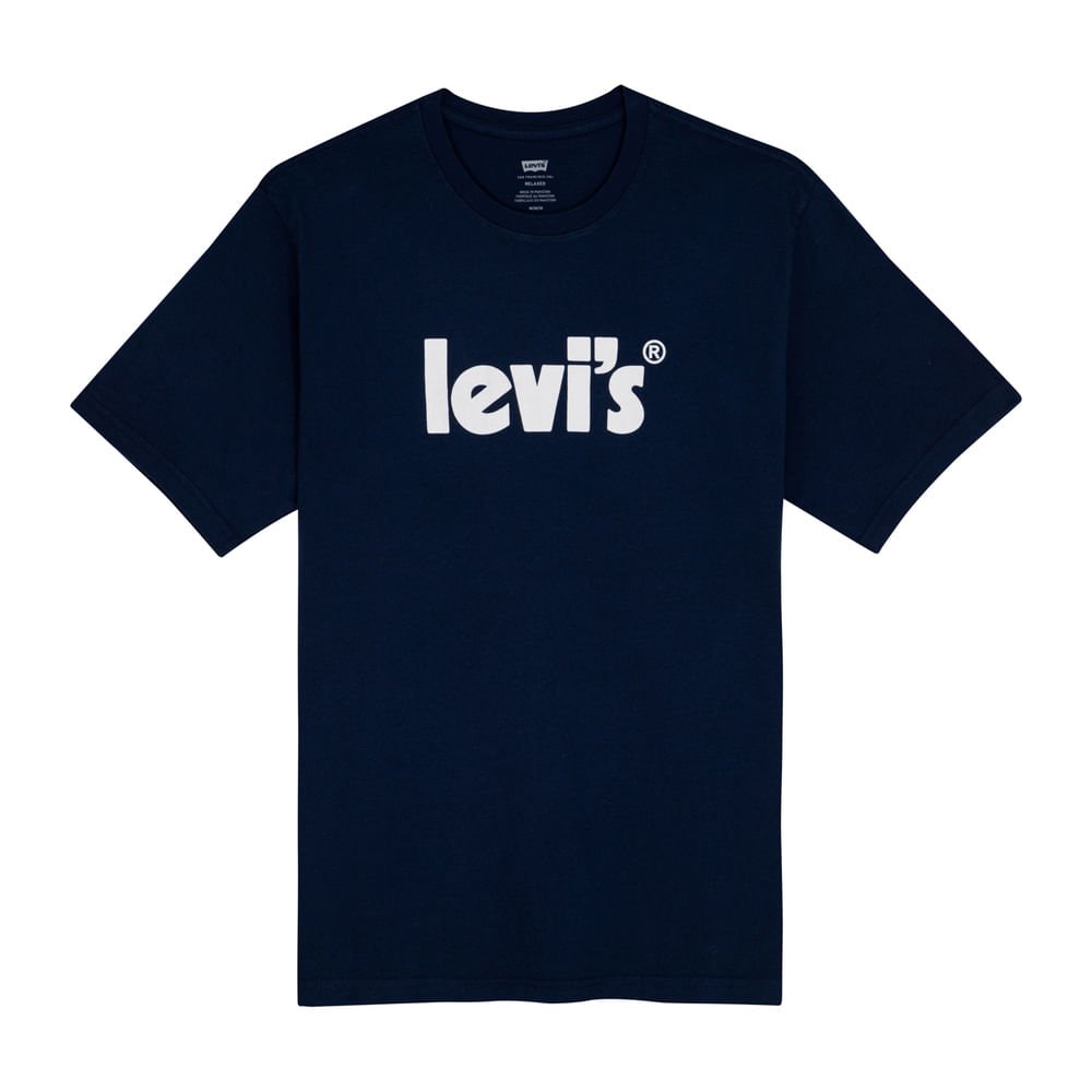 Camiseta Levis SS Relaxed Fit Tee Azul
