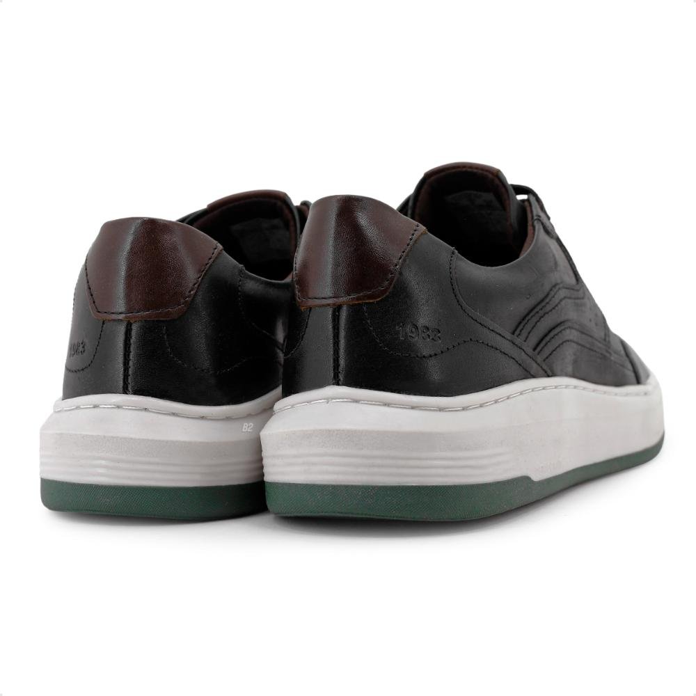 Sapatênis Democrata Denim John Masculino Preto