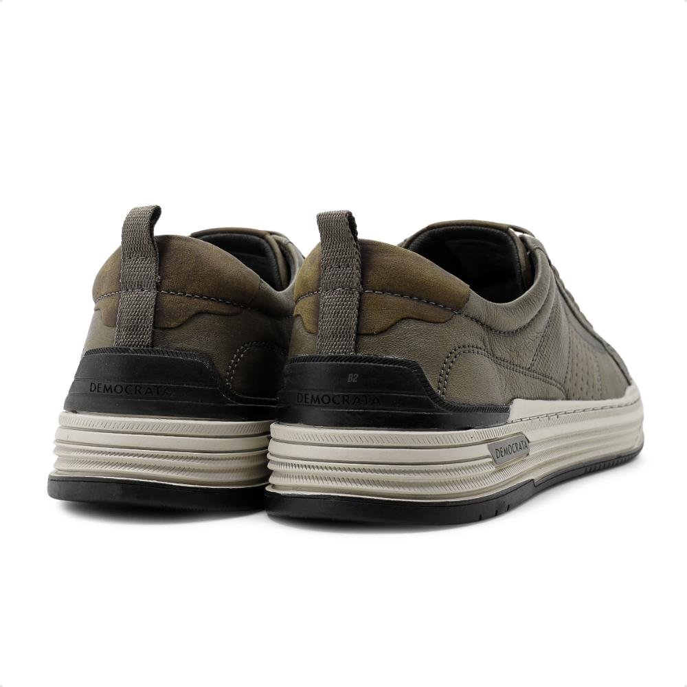 Sapatênis Democrata Denim Mike Masculino Cinza